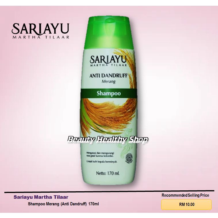 Sariayu Anti Dandruff Merang Shampoo ( Anti-Dandruff / Kelimumur ...