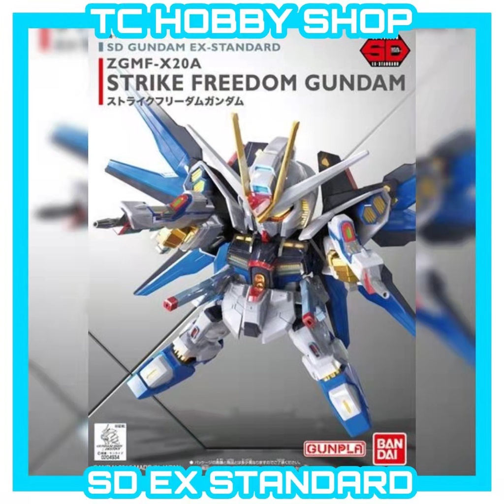 (Ready Stock) Bandai SD Gundam EX-Standard Strike Freedom Gundam SEED DESTINY Mobile Suit Gunpla ...