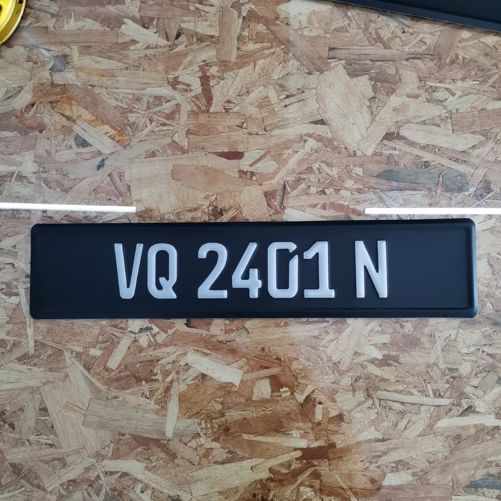 Euro Design Nombor Plate Besi Aluminum Papan Kereta No Plate Besi ketuk ...