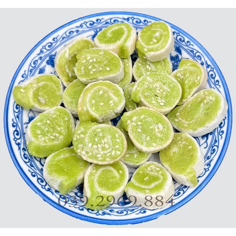 Pandan young coconut candy rolled with rice paper 250g/ 500g/ 1kg - Ben ...