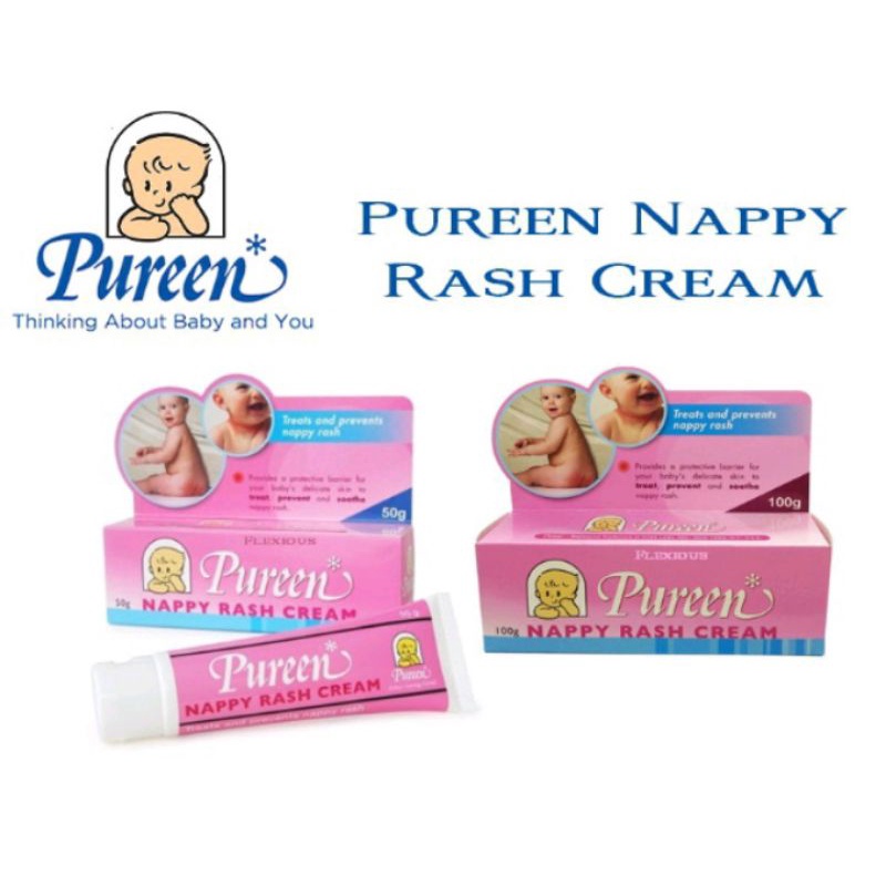 Pureen Nappy Rash Cream 50g/ 100g || (Exp 07/27) (Exp 09/27) | Shopee ...