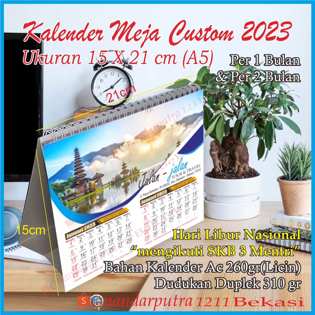 Custom A5 Desk Calendar/Custom Photo Desk Calendar/Custom Sitting ...