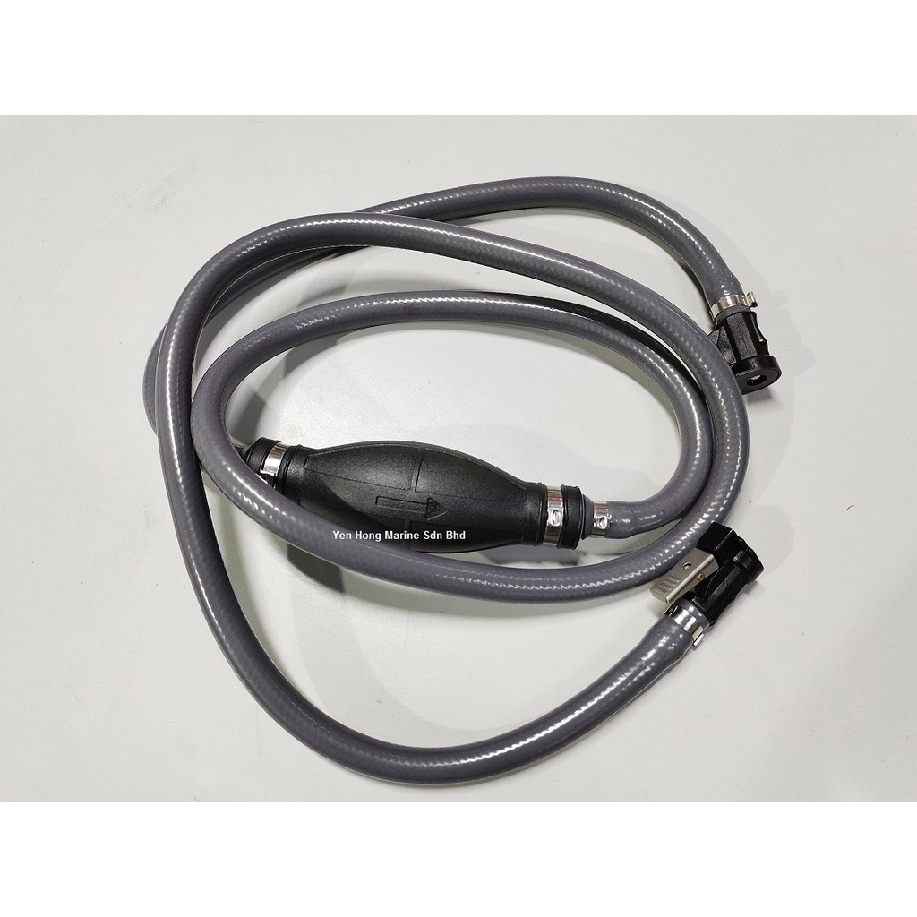 Yamaha Fuel Line Hose Assy 3/8" Complete With Primer Bulb & Fuel ...