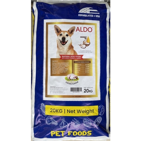 Aldo Dog Food Chicken Flavour 20KG | Shopee Malaysia