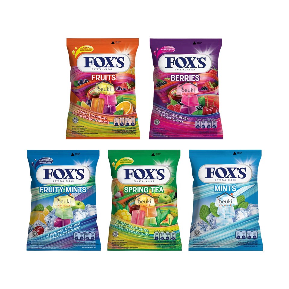 Fox's Crystal Clear Candy Various Variants Choose Flavor | Shopee Malaysia