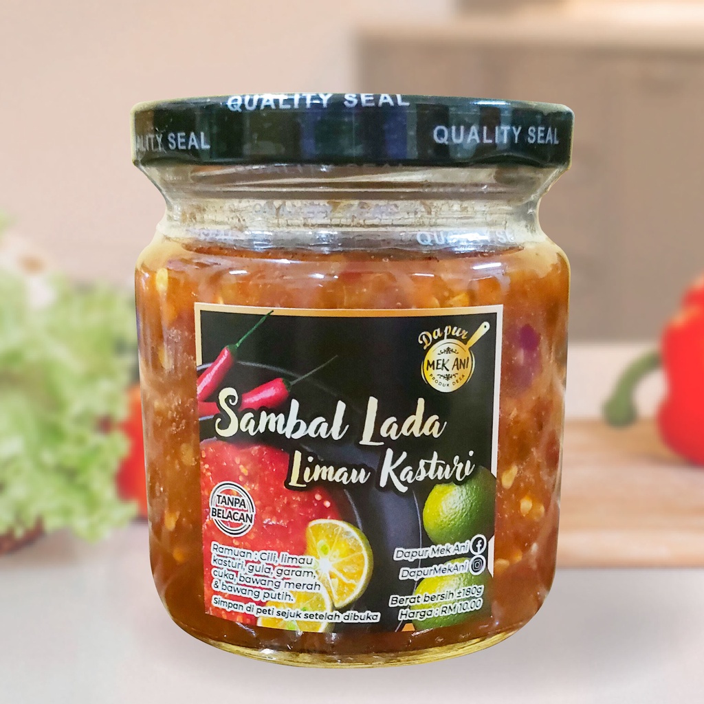 Sambal Lada Limau Kasturi | Shopee Malaysia