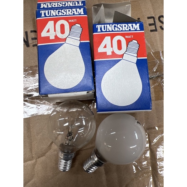 (clearance) tungsram E14 40w clear/ frosted bulb | Shopee Malaysia
