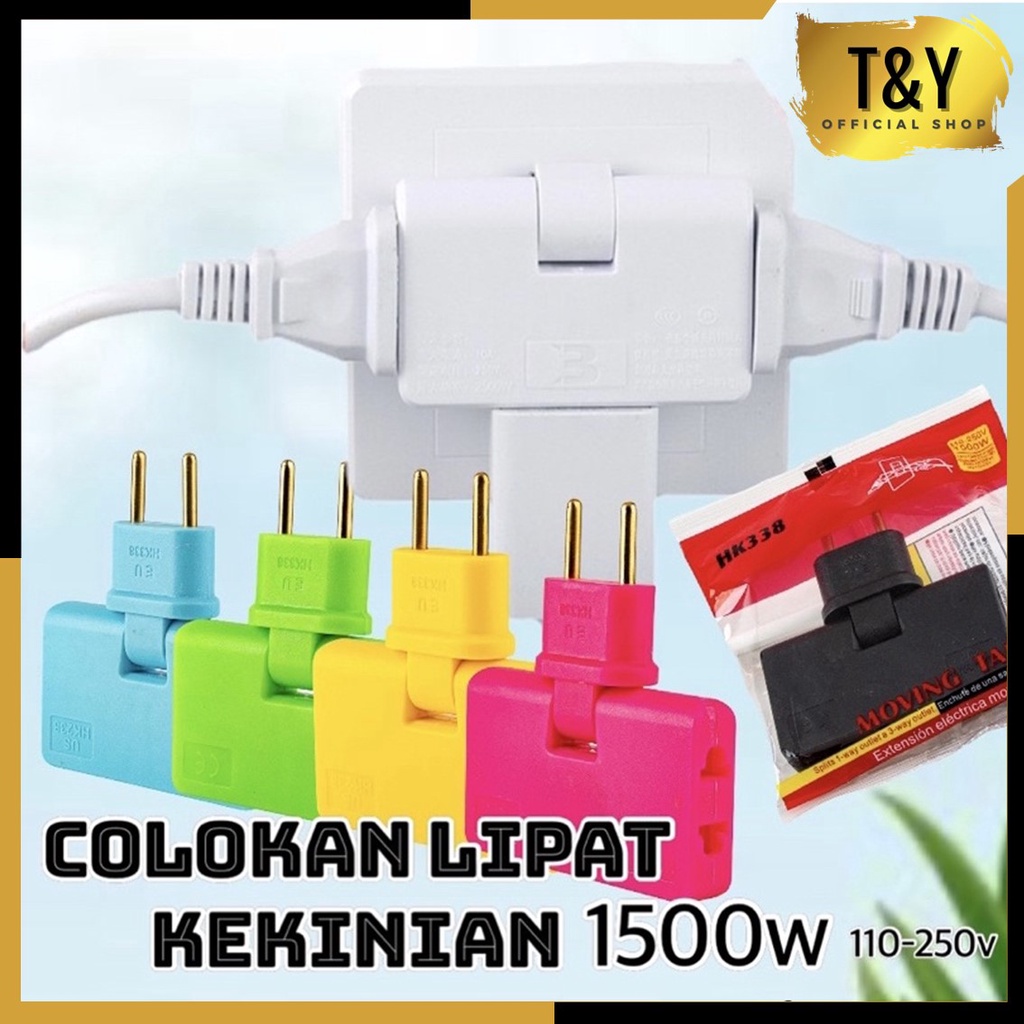 T&y 3in1 Power Socket Extension Adapter Travel Plug Folding Plug ...