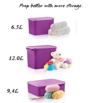 Tupperware Modular Mates Rectangular III 6.5L / Jumbo Keeper 12L ...