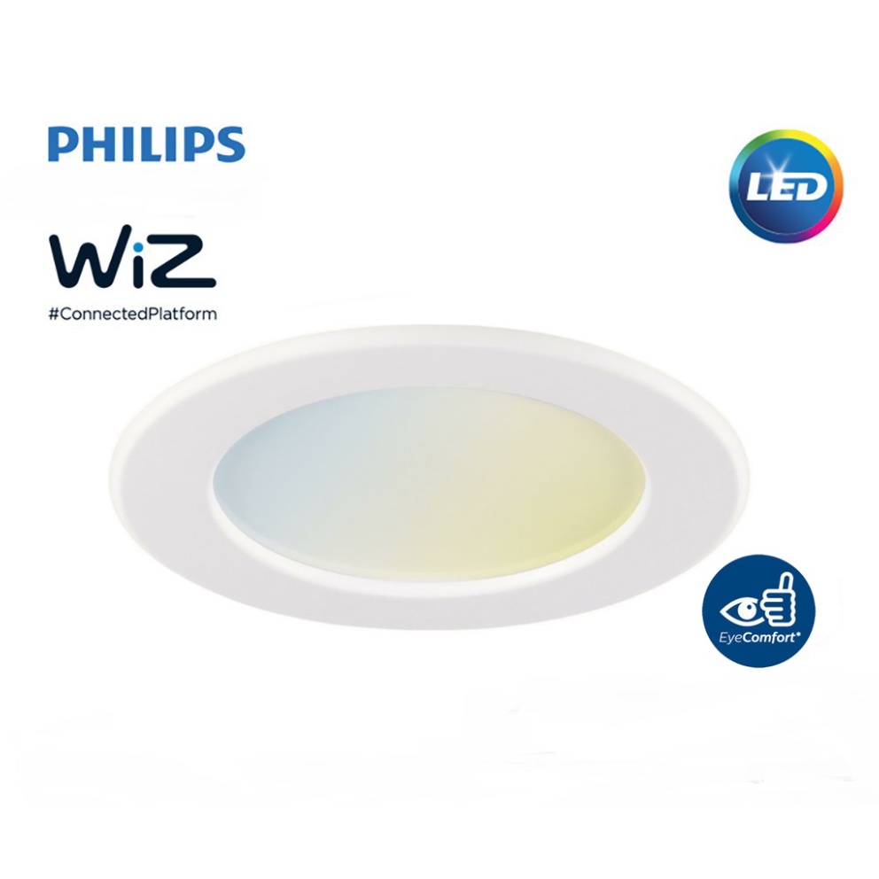 Philips WiZ LED 5 inch / 6inch Smart Lighting Tunable White Downlight ...