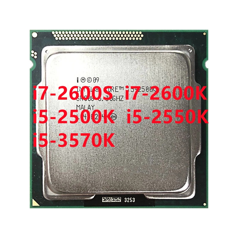 i7-2600S i7-2600K i5-2500K i5-2550K i5-3570K Quad Core CPU Processor ...