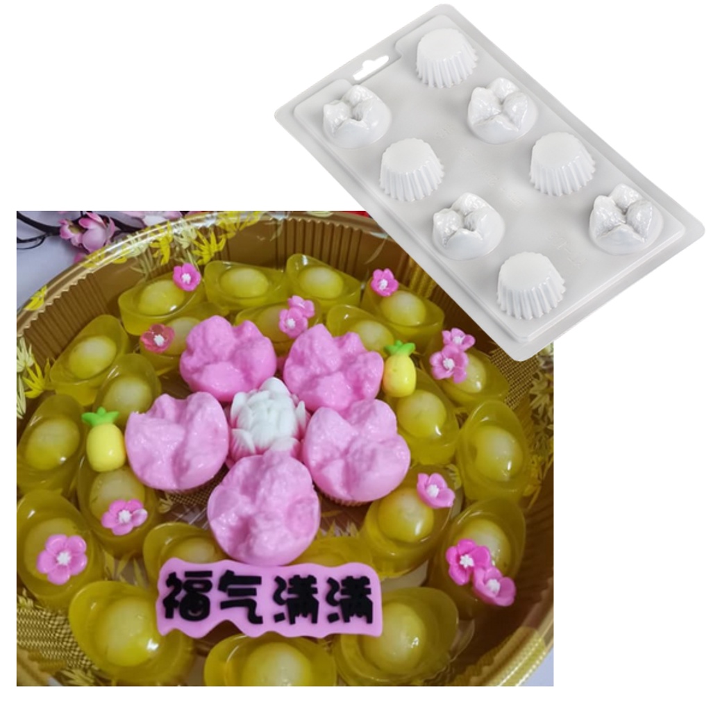 Acuan Jeli Plastik - Huat Kueh/Fatt Koh Plastic Jelly Mold CNY Festive ...