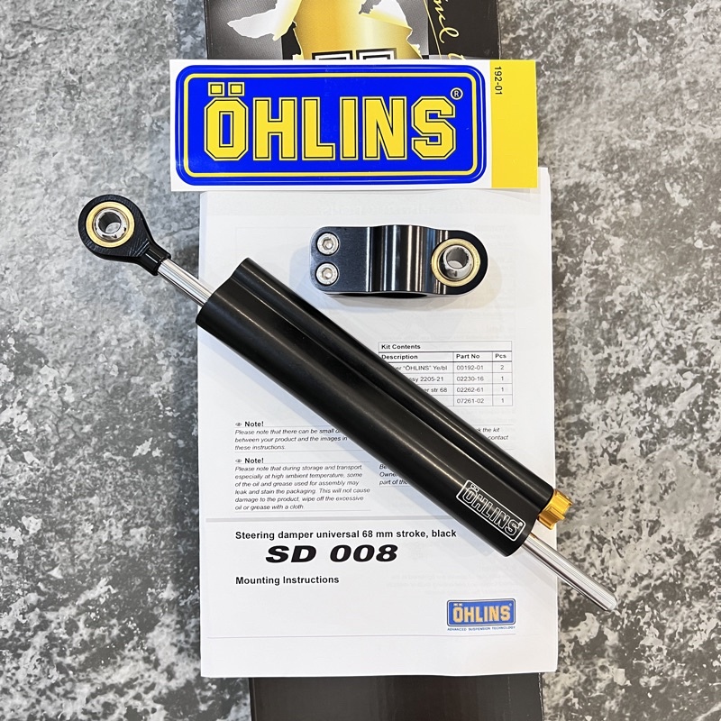 Original Ohlins Damper Sd001 / Sd008 with Damper Bracket for Rxz Pnp ...