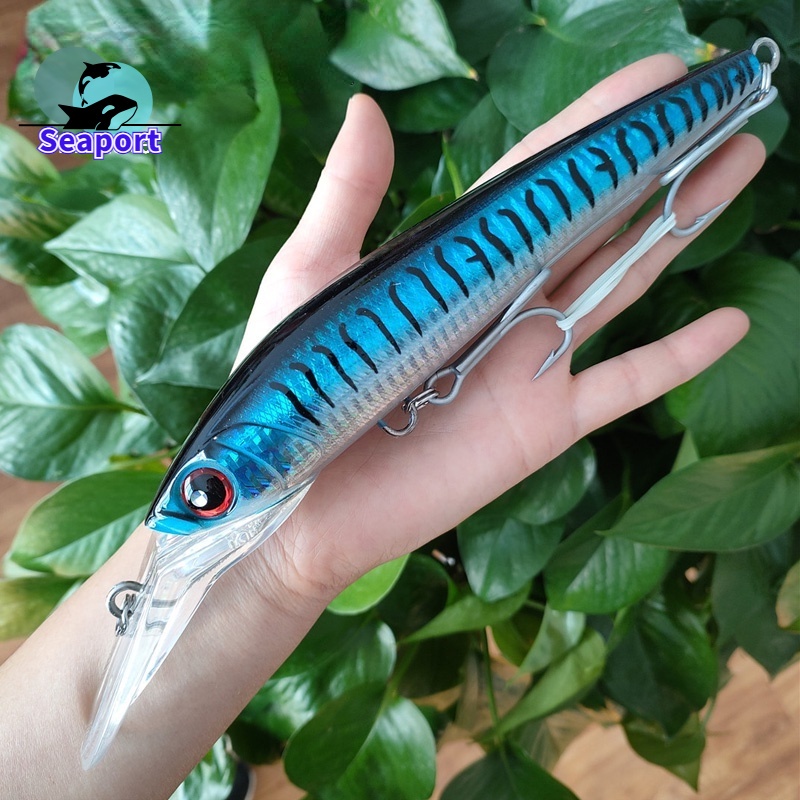 40g/180mm Big Sinking Minnow Fishing Lure, Trolling Lure Artificial Bait Wobbler | Shopee Malaysia