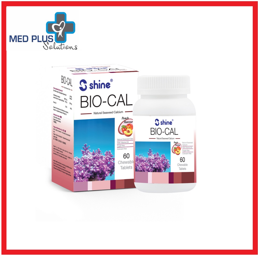 SHINE Bio-Cal Natural Seaweed Calcium 60's (Exp: 5/2026) | Shopee Malaysia