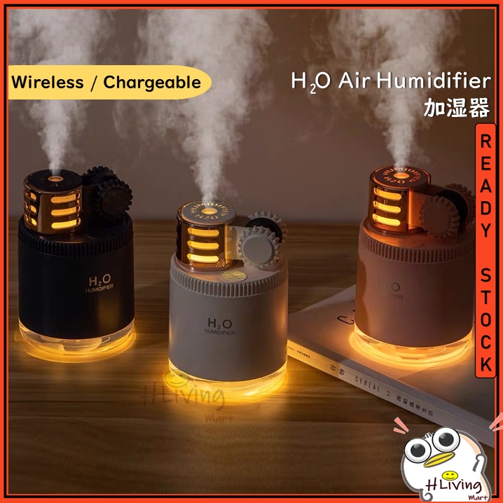 Wireless H2O Air Humidifier Chargeable Portable in Home Office Car with ...