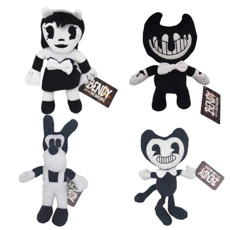 Hychumey 30cm Cartoon Plush Toy Bendy And The Ink Machine Boris Alice ...