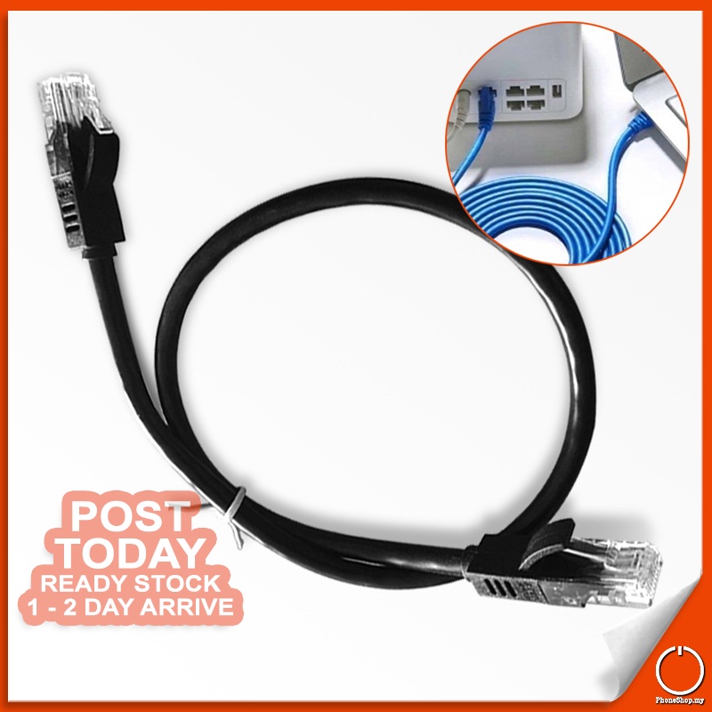 𝗗𝗨𝗥𝗔𝗕𝗟𝗘 3M ~ 30M CAT 6E RJ45 Network Cable Gigabit Ethernet Cable Lan ...