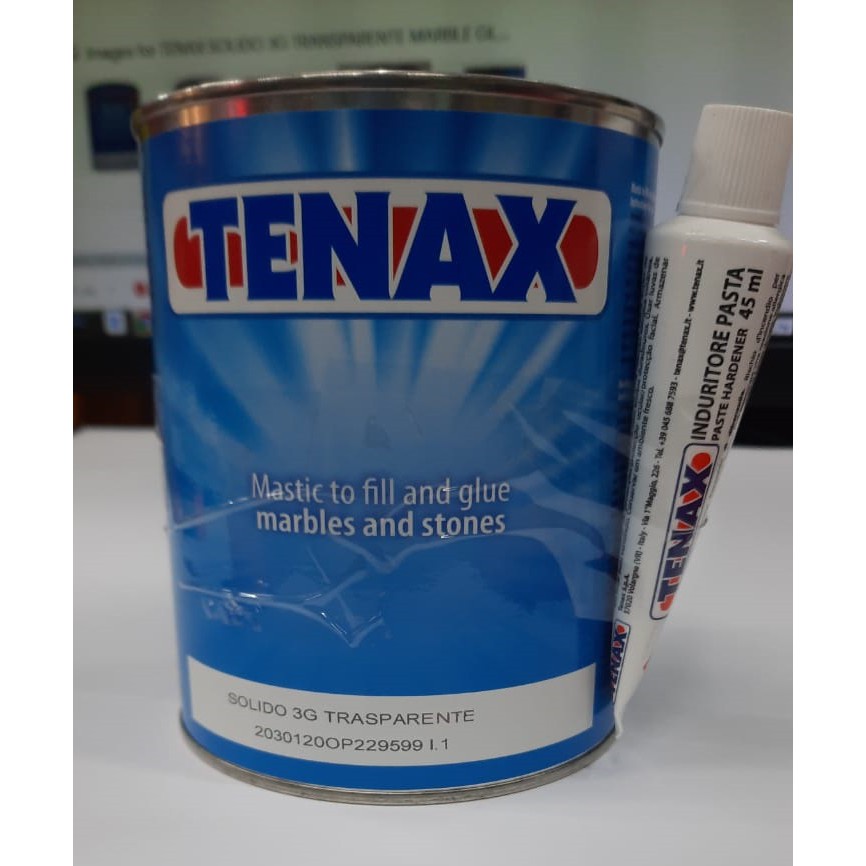 TENAX SOLIDO-TRANSPARENT MARBLE GLUE 1LIT W/HARDENER | Shopee Malaysia