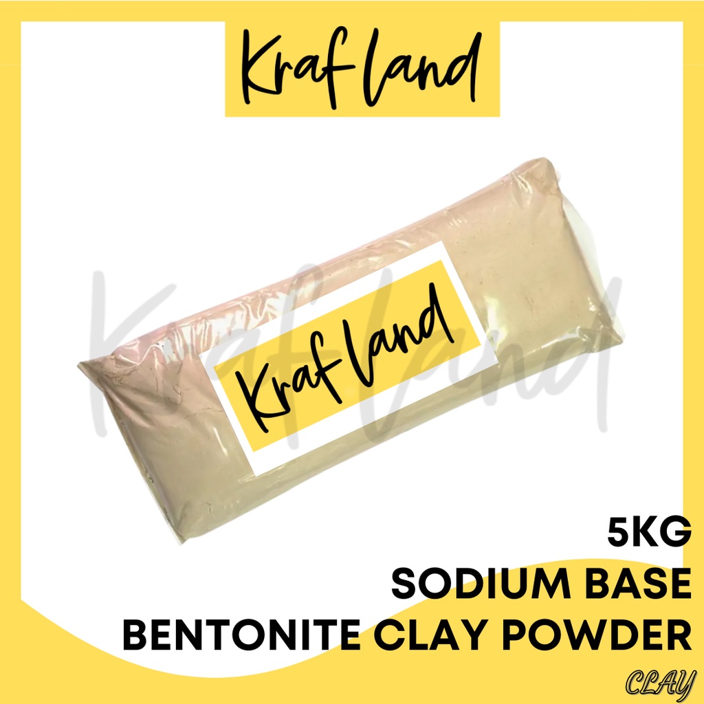 [5kg] Sodium Base Bentonite Clay Powder | Shopee Malaysia