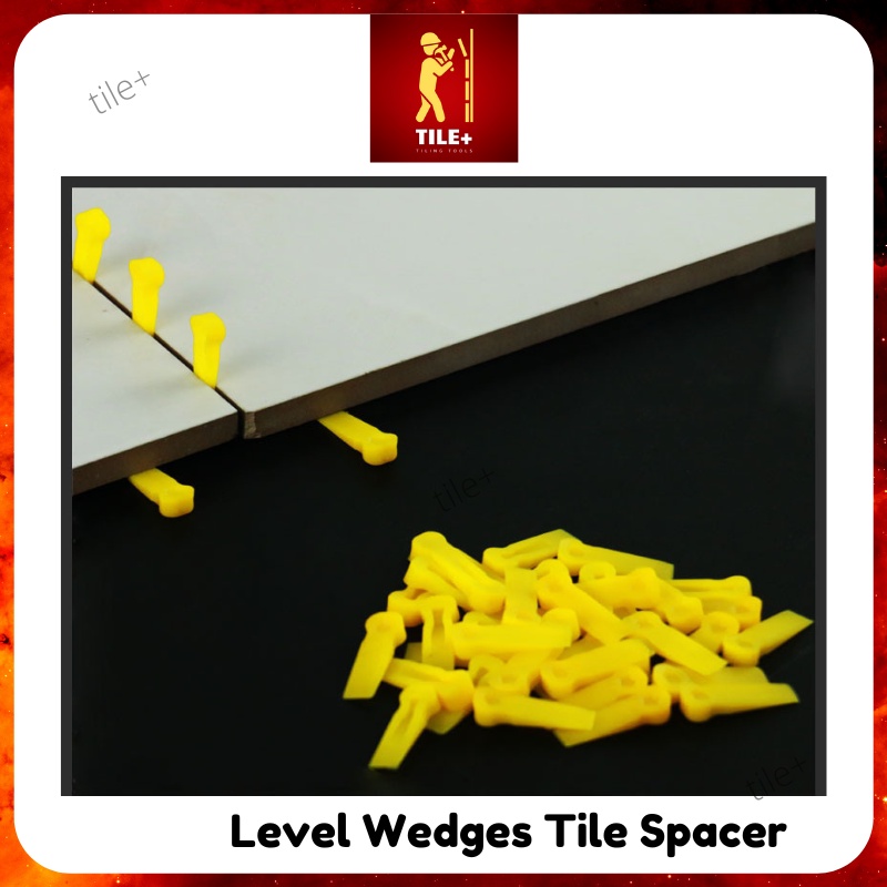 100 pcs Level Wedges Tile Spacer Flooring Installation Ceramic 5mm 6mm ...