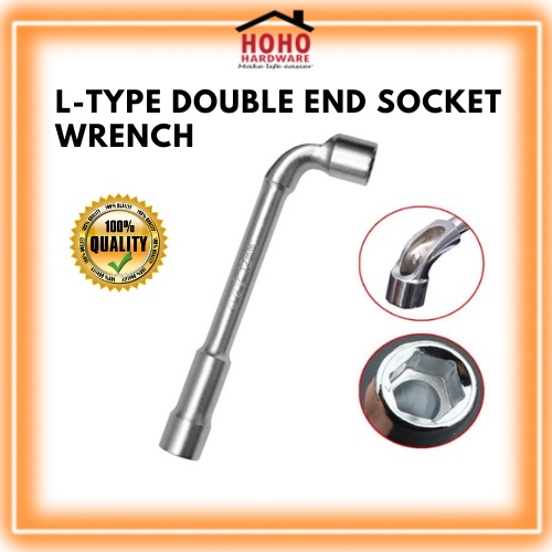 L-TYPE DOUBLE END SOCKET WRENCH 7mm - 14mm | Shopee Malaysia