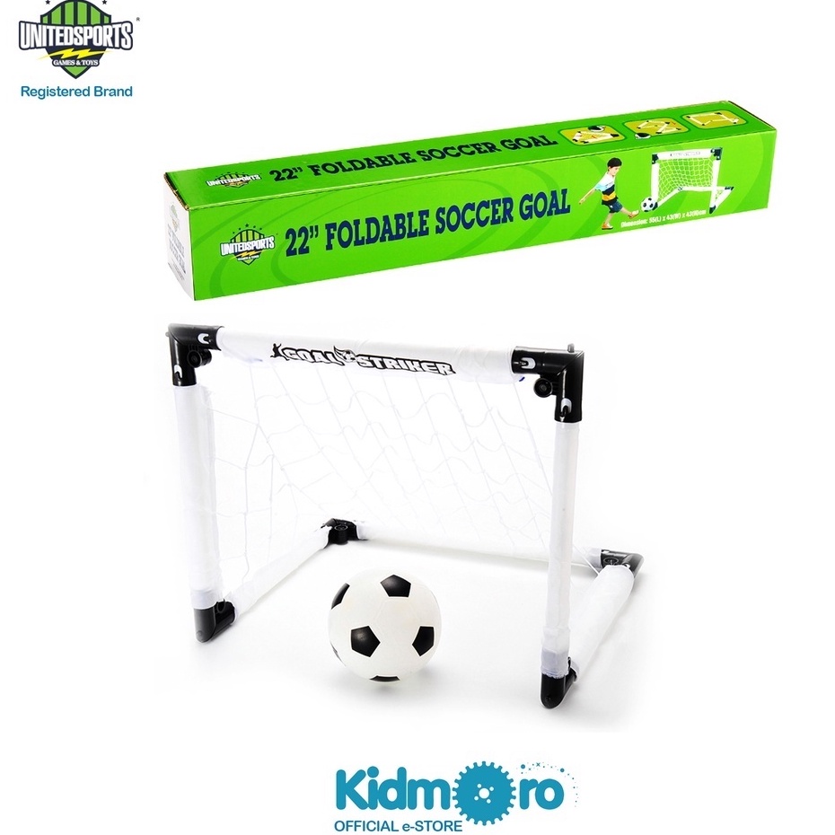 United Sports 22-35-inch Foldable Soccer Goal Set, Easy-Setup, Ages 3 ...