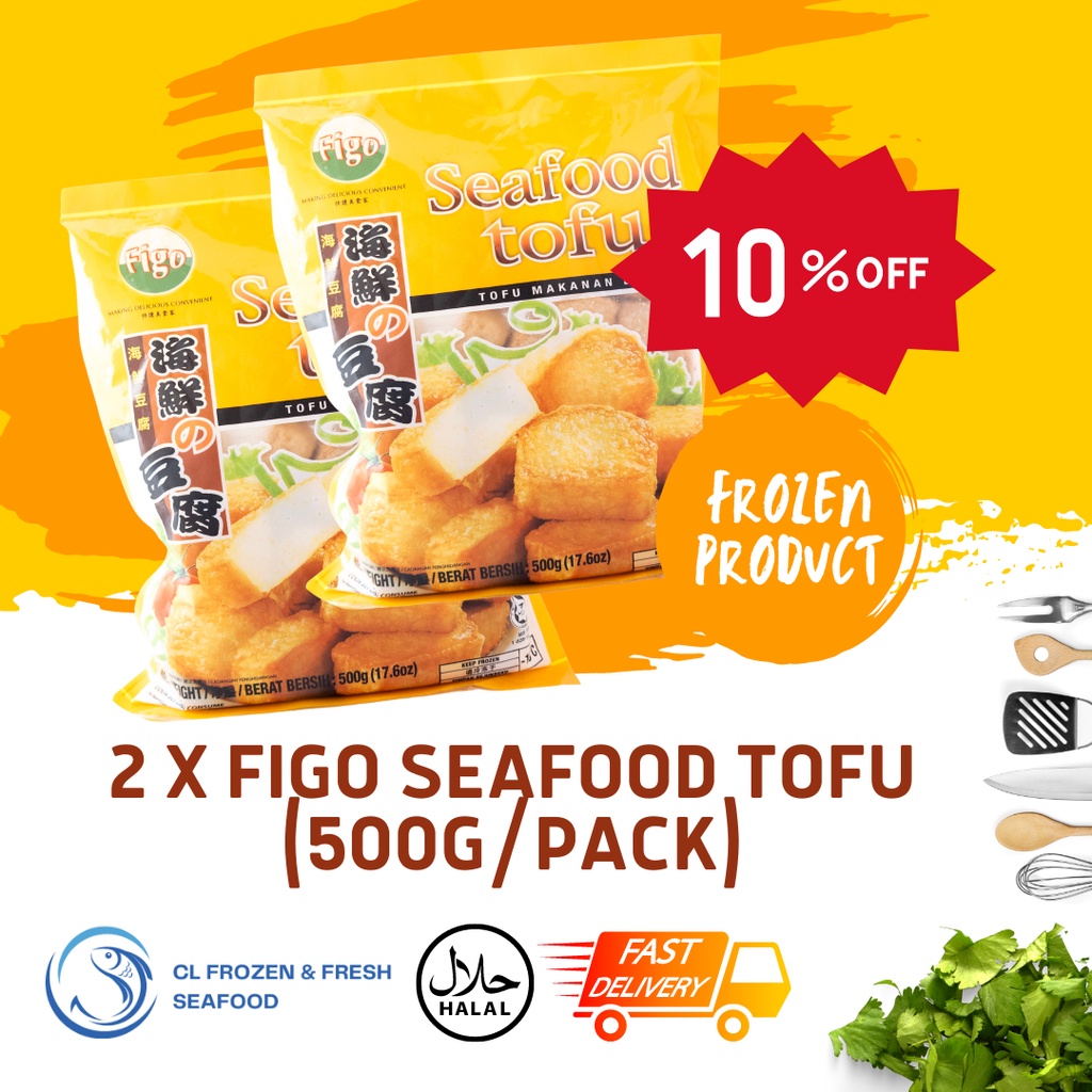 Figo Halal Seafood Tofu / Tofu Makanan Laut (500G /pack) | Frozen Food ...