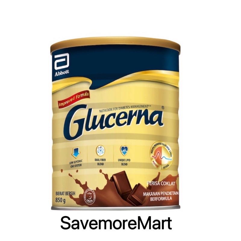 Glucerna Triple Care Powder Chocolate Flavored 850G | Shopee Malaysia