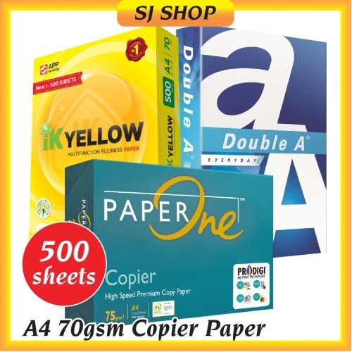 A4 70gsm Copier Paper | A4 Photostat Paper | A4 IK Yellow | A4 Double A ...