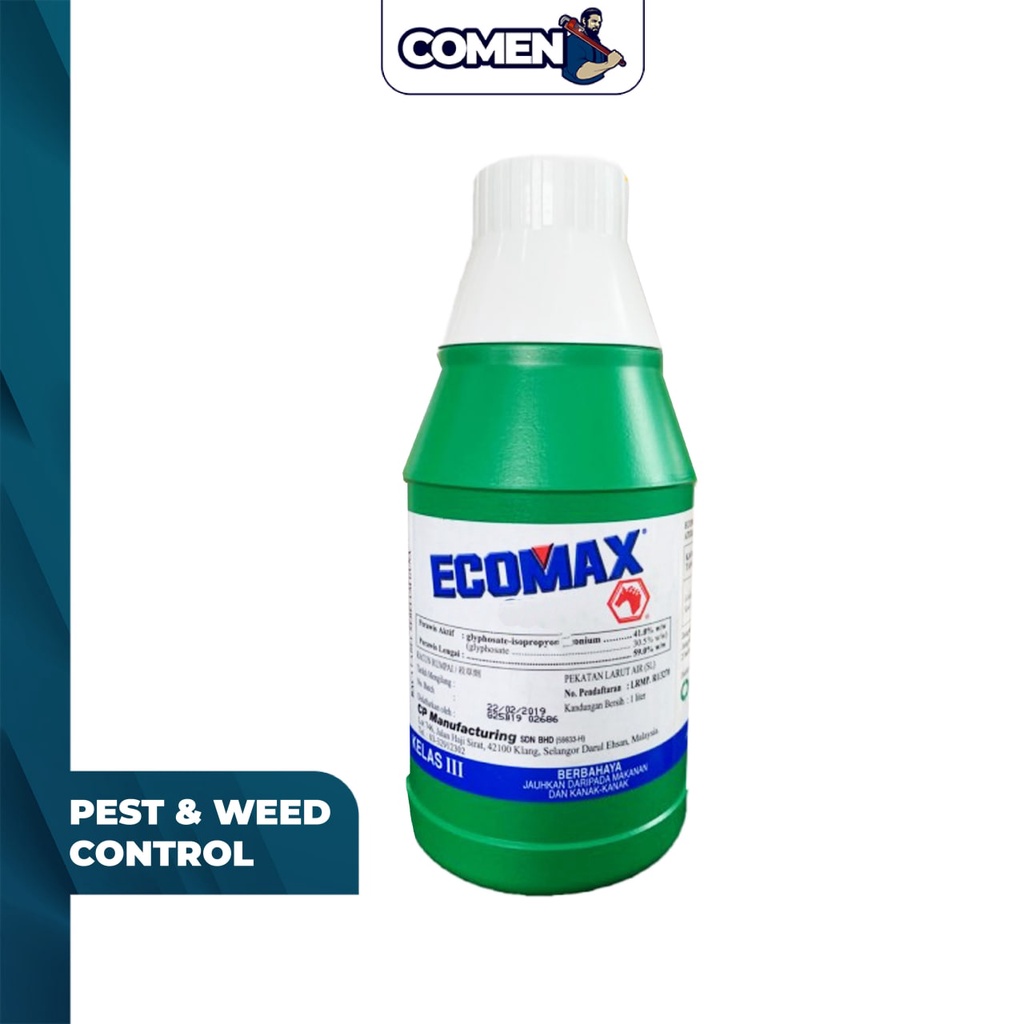 COMEN Ecomax 1 Liter Glyphosate-Isopropylammonium 41% Racun Rumpai ...