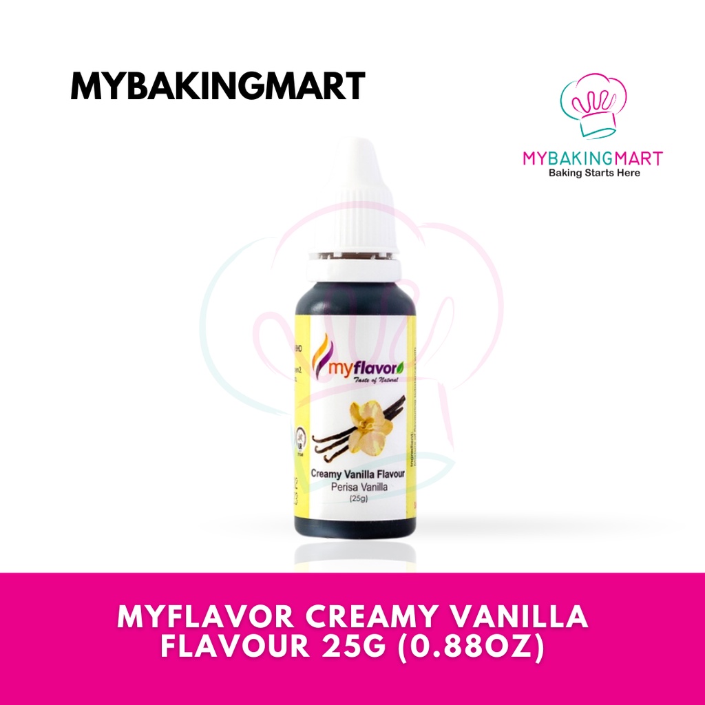 Mybakingmart | Myflavor Creamy Vanilla Flavor - Halal - Perasa Makanan ...