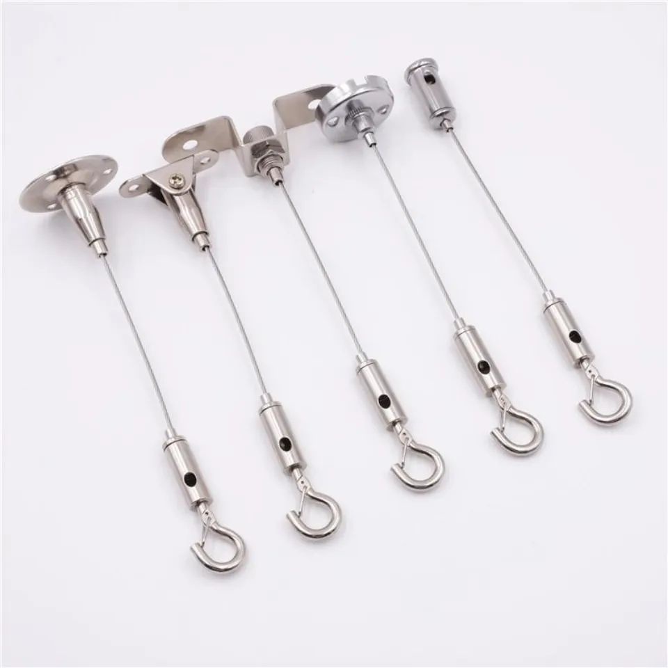 Wire rope hanging code billboard adjustable hanging picture hangers ...