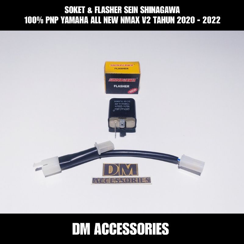 Shinagawa Signal Socket & FLASHER 100% PNP YAMAHA NEW NMAX V2 2020-2022 ...