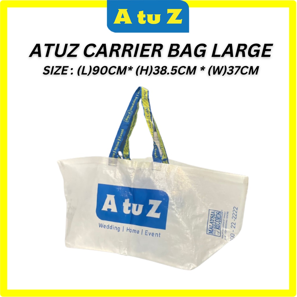 AtuZ Carrier Bag Large High Quaity Shopping Beg Laundry Carrier Recycle ...