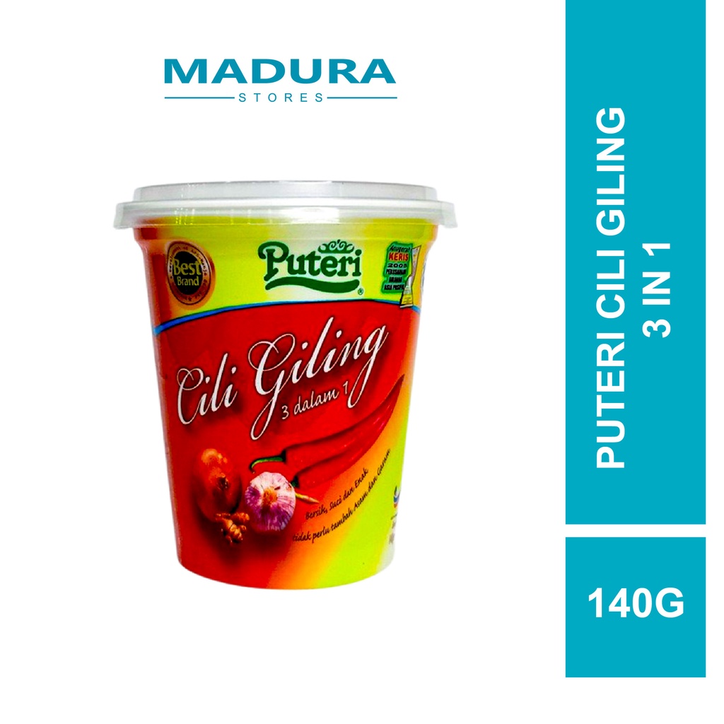Puteri Cili Giling 3 in 1 (140g) | Shopee Malaysia