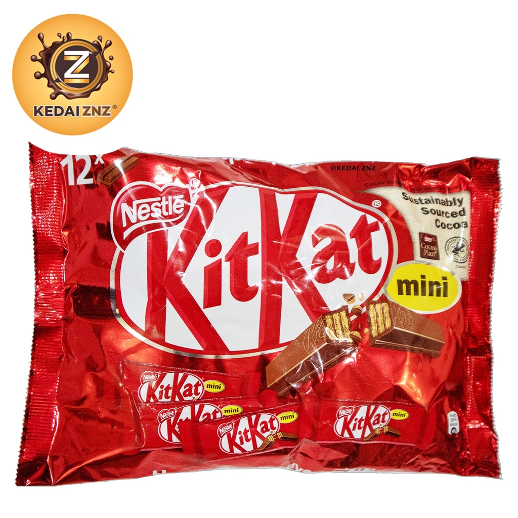 Chocolate Nestle KitKat Mini Wafer Milk Chocolate 2 Fingers Bag 200g ...
