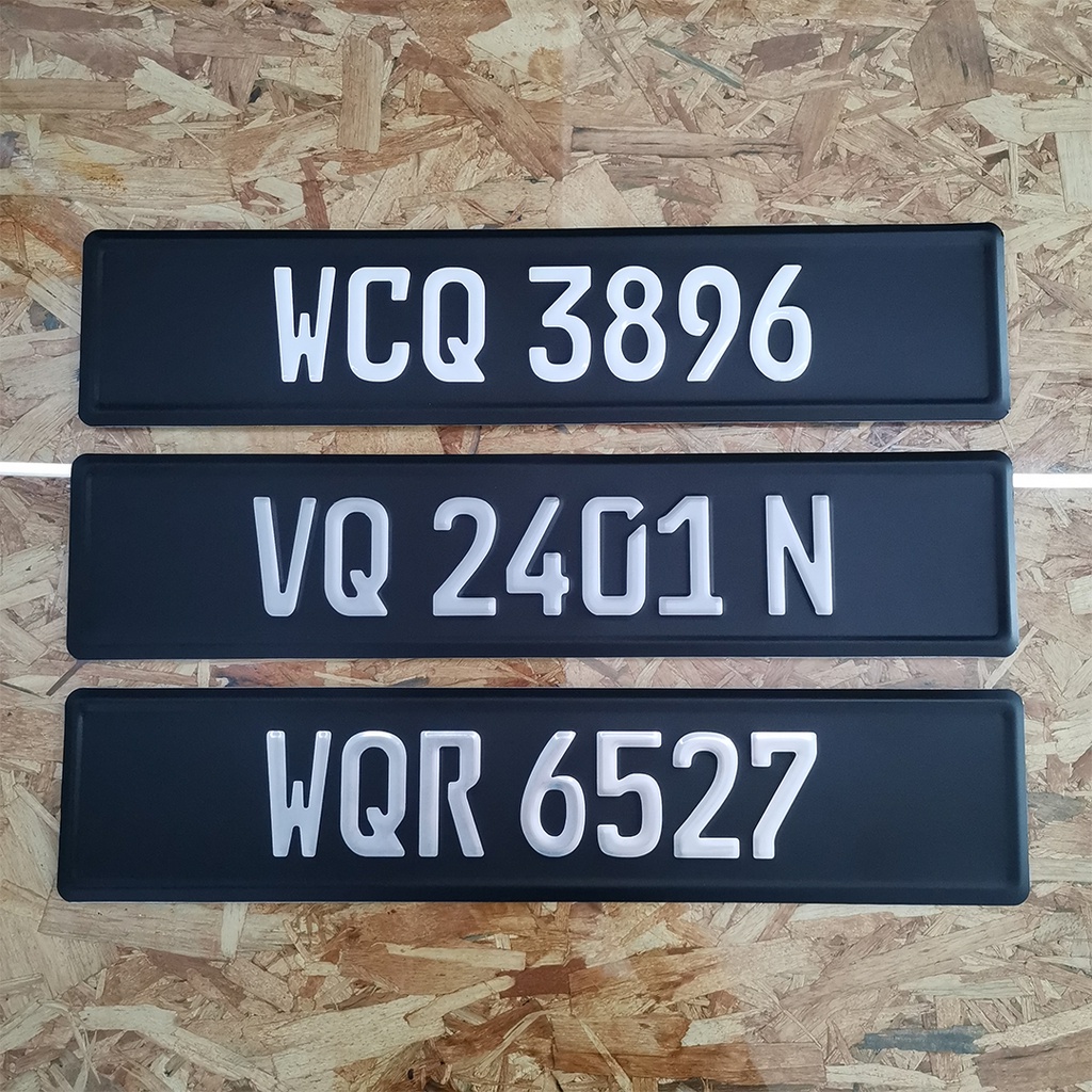 Euro Design Nombor Plate Besi Aluminum Papan Kereta No Plate Besi ketuk ...