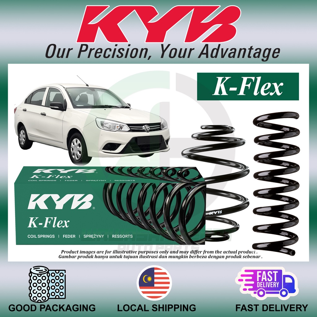 Proton Saga VVT MC1 MC2 Front / Rear Coil Spring Heavy Duty Kayaba KYB ...