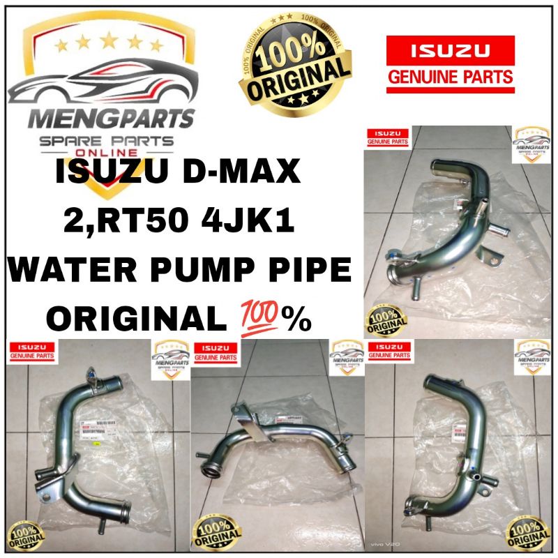 ORIGINAL 💯% ISUZU D-MAX 2, RT50 4JK1 2013Y-2016Y WATER PUMP PIPE IRON ...