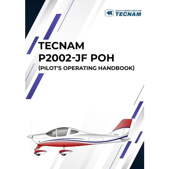 Tecnam P2002-JF POH (Pilot's Operating Handbook) | Shopee Malaysia