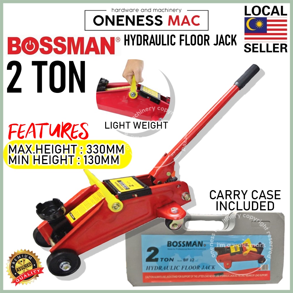 ''BOSSMAN'' HYDRAULIC FLOOR JACK - 2 TON | Shopee Malaysia