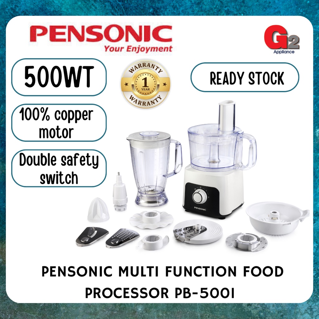 PENSONIC (AUTHORISED DEALER+READY STOCK) MULTI FUNCTION FOOD PROCESSOR ...
