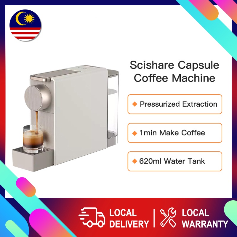 Xiaomi Mijia N1 S1301 Capsule Espresso Coffee Machine Maker (One-Click ...