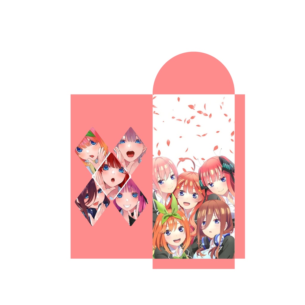 Sampul Raya / Angpao Anime The Quintessential Quintuplets | Shopee Malaysia