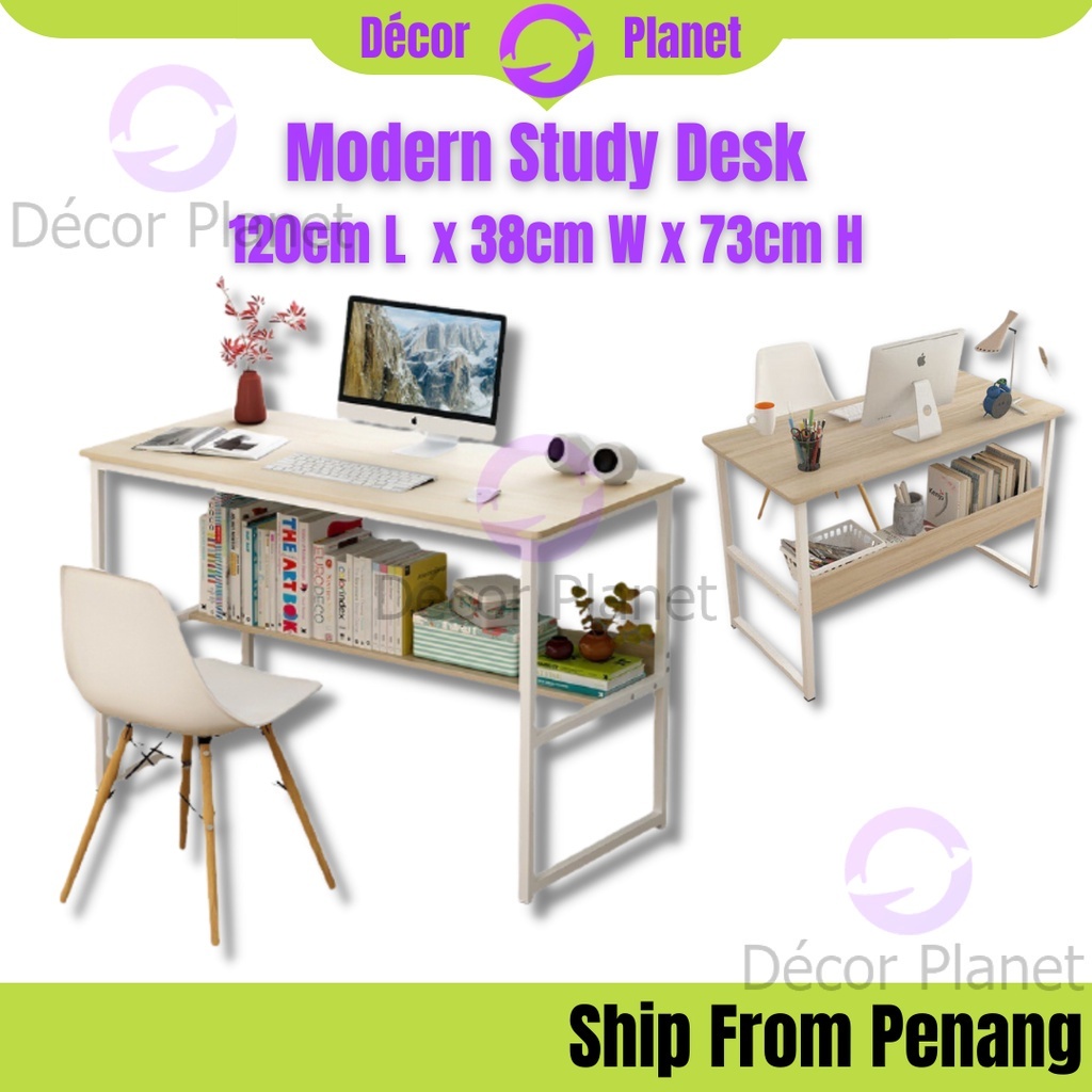Student Study Desk Computer Table Desk Meja Belajar Meja Komputer Meja ...