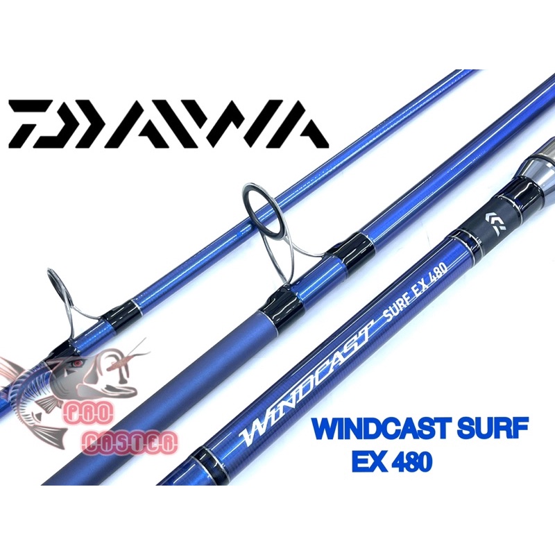 DAIWA WINDCAST SURF Ex 480 FISHING ROD SURF CASTING 4.8m joran pantai ...