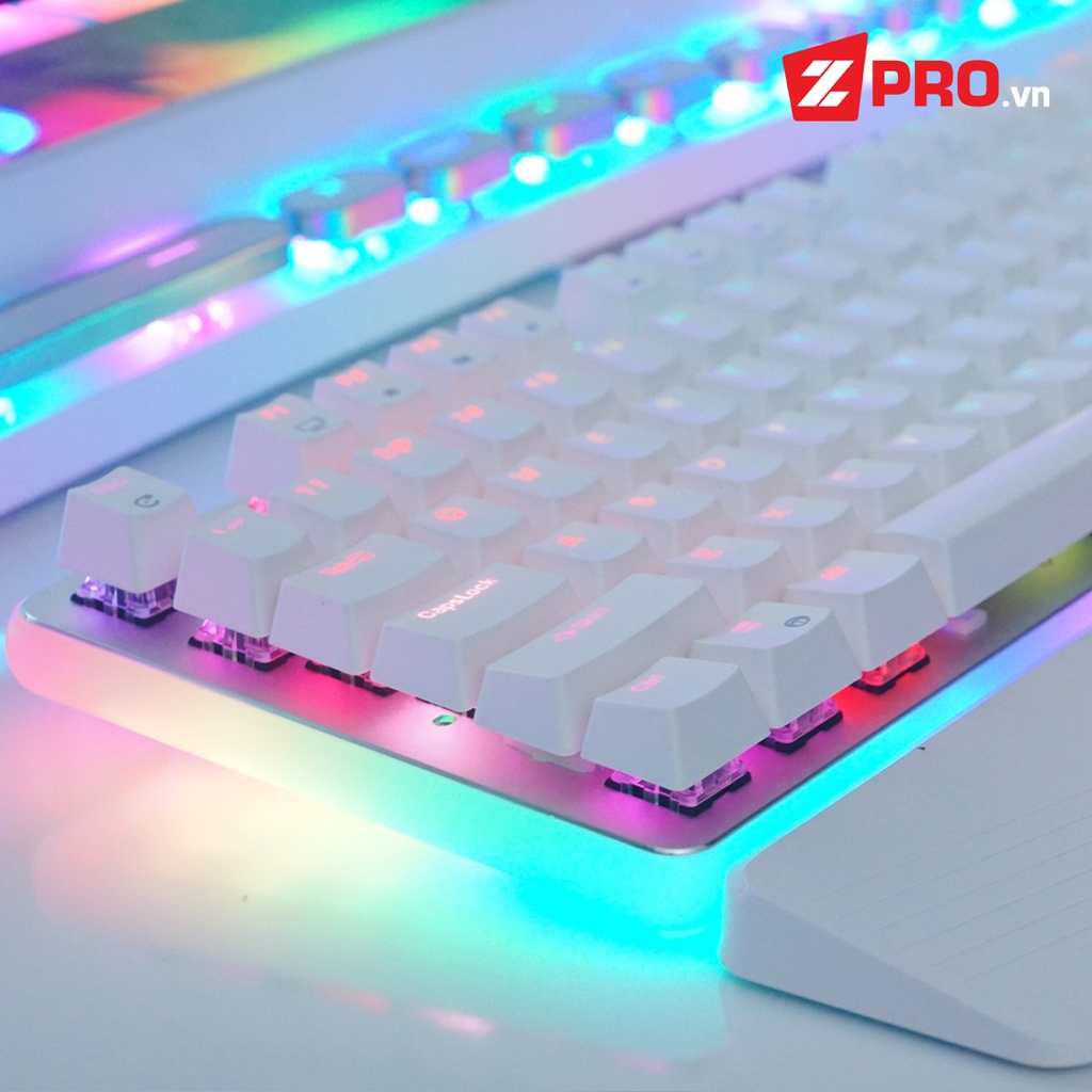 Royal Kludge RK918 RGB Mechanical Keyboard - White - | Shopee Malaysia