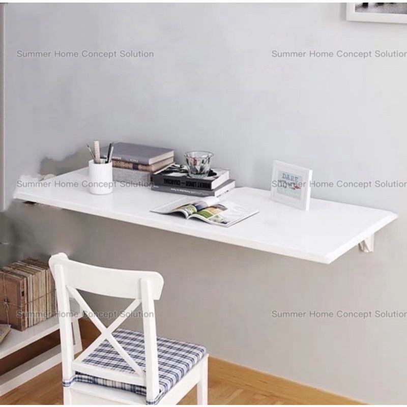 Pre Order white melamine pcv edge with Heavy duty Bracket | Shopee Malaysia