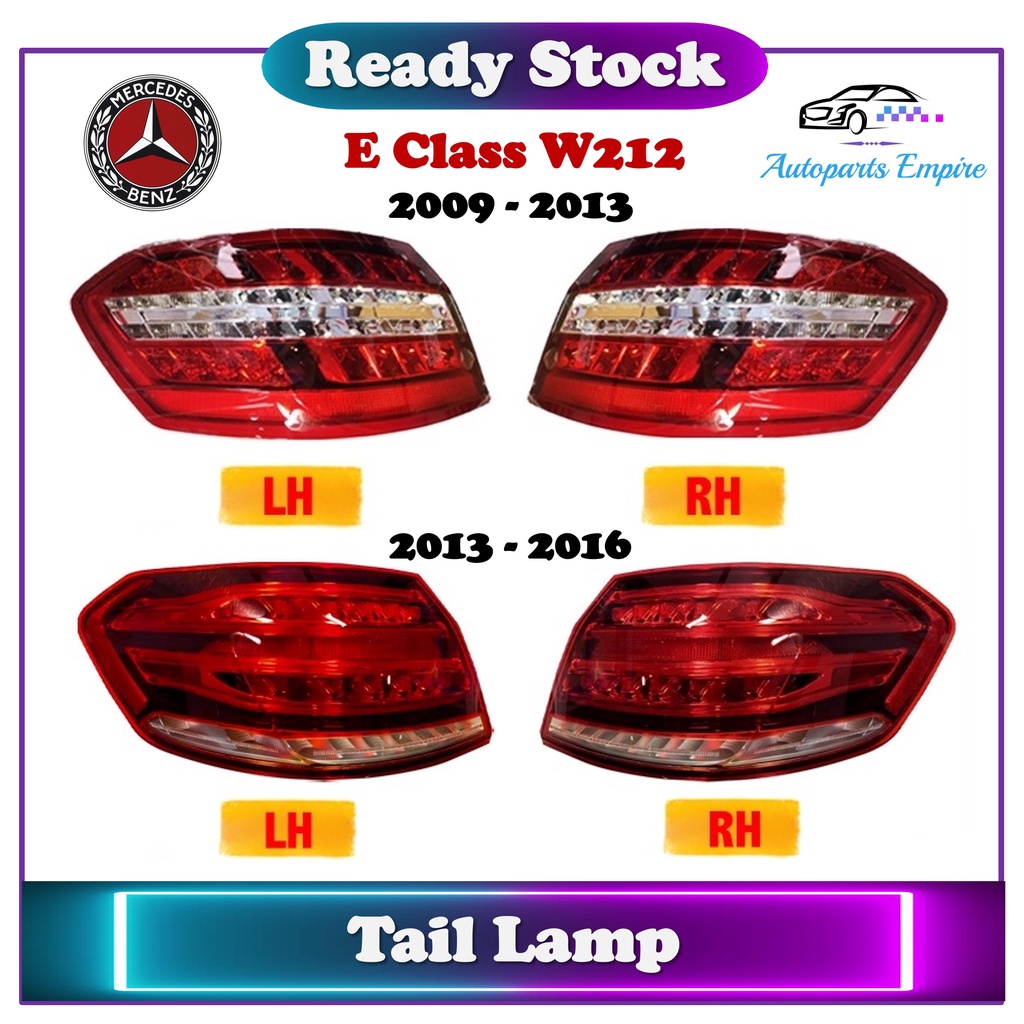 Mercedes-Benz E Class 】 Tail Lamp / Rear Lights / Lampu belakang ( W212 ...